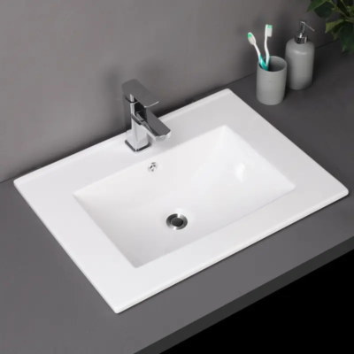 Inset Basins Bathrooms Roma 390mm Round Inset Vanity Basin Qualitex