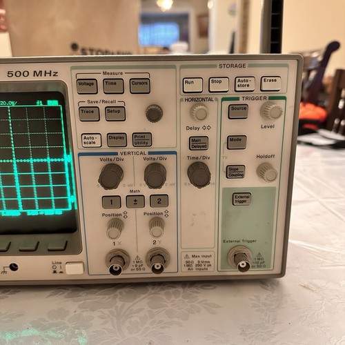 Hewlett Packard HP 54615B Oscilloscope 500 MHz 1 GS/s Dual Channel ...