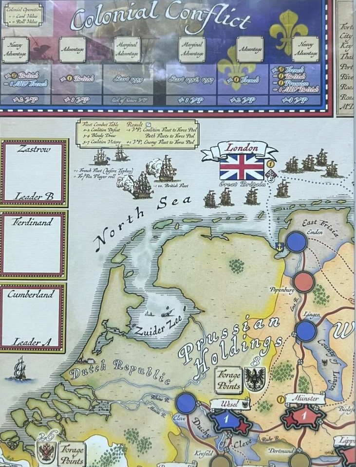 GMT Games: Clash of Sovereigns/Clash Of Monarchs Double Sided Mounted ...