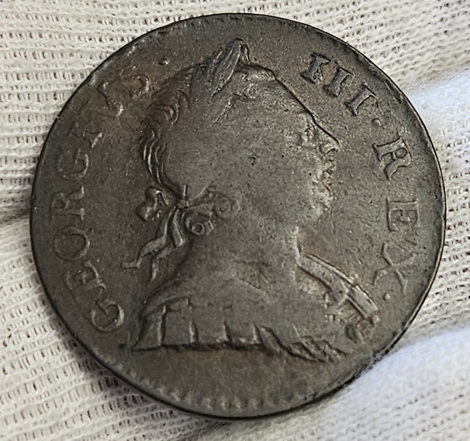 1772 Britannia copper coin | eBay