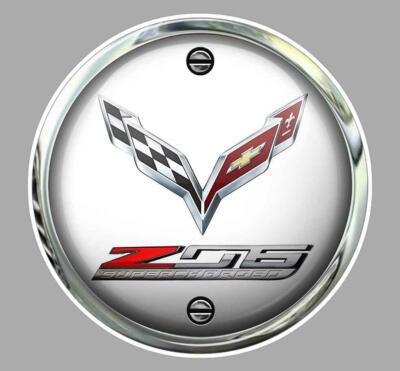 CHEVROLET Corvette Z06 Supercharged Sticker ( optical illusion ) | eBay