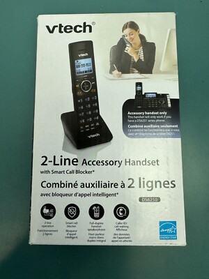 VTech DS6250 Expansion Handset for DS6251 or DS6251-2 2 Line Telephone ...