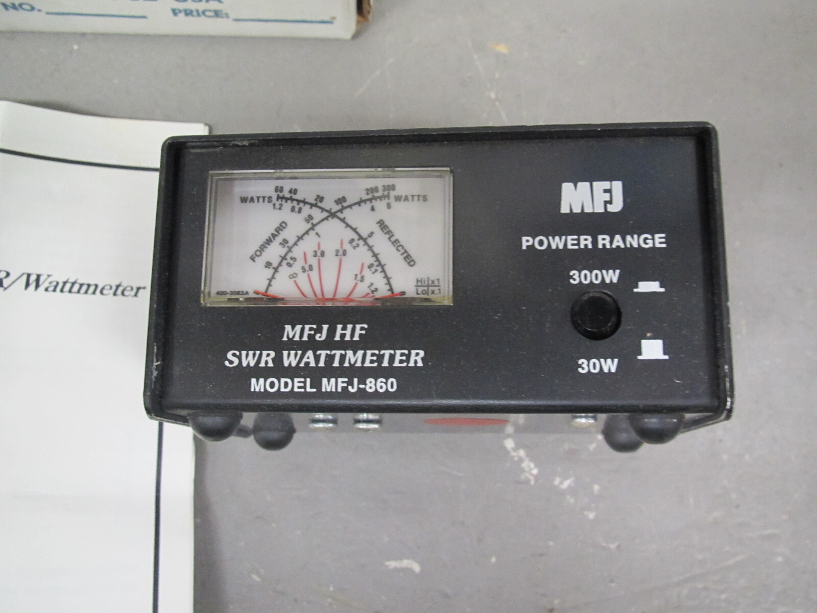 MFJ-860 – Cross-Needle Meter 1.8 – 60 MHz in Box | eBay