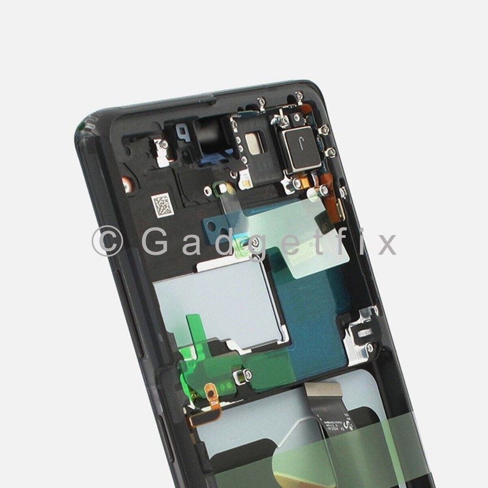 USA For Samsung Galaxy S21 Ultra OLED Display LCD Touch Screen Frame ...