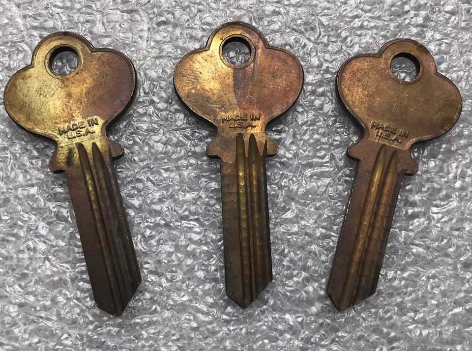 1016-N KEY BLANK Vintage Key ILCO Independent Lock Co Fitchburg ...