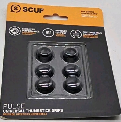 SCUF Universal Pulse Thumbstick Grips For Controller Black Pack Of 4 ...