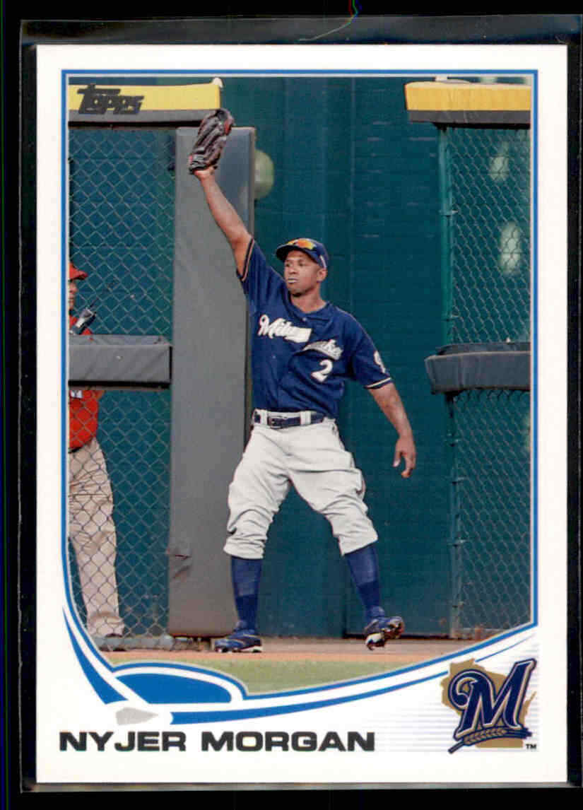2013 Topps Nyjer Morgan #172 Milwaukee Brewers | eBay