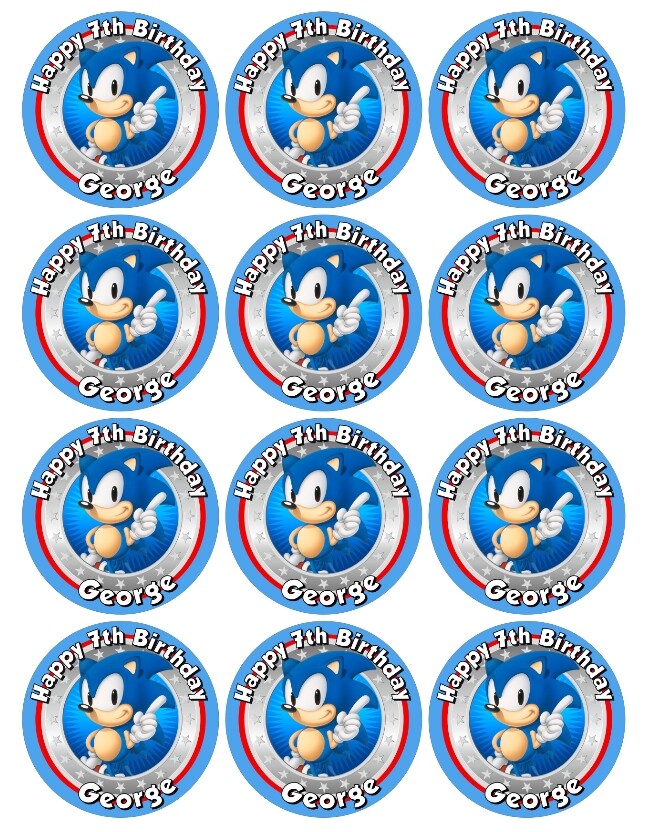 Sonic Edible Image