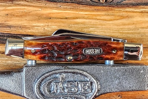 Case XX (#63032 CV) 1997 STOCKMAN BROWN BONE CARBON BLADES . | eBay