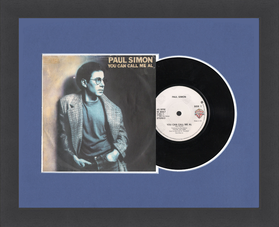 Paul Simon - "You Can Call Me Al" - Framed Single - Original 1986 | eBay UK