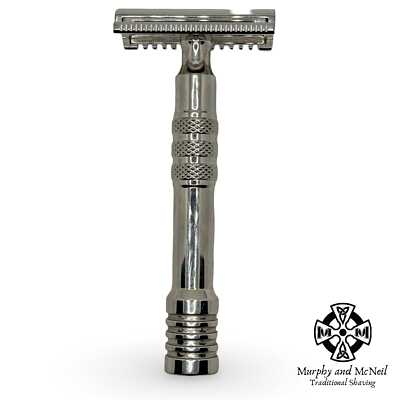 Wolfman Stainless Steel Safety Razor (WR2, Dual Head, WRH3 Handle ...