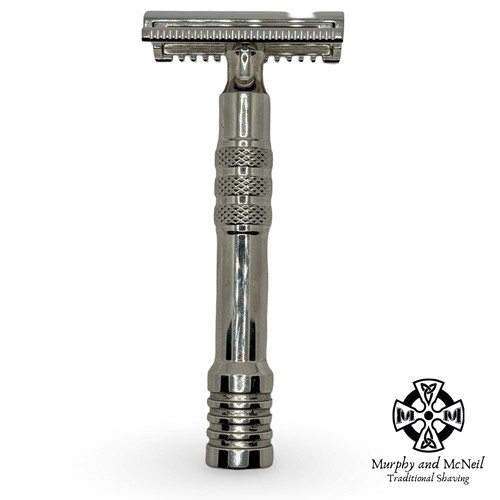Wolfman Stainless Steel Safety Razor (WR2, Dual Head, WRH3 Handle ...
