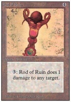 MRM ENGLISH Baguette de ruine - Rod of Ruin EX MTG Magic Unlimited | eBay