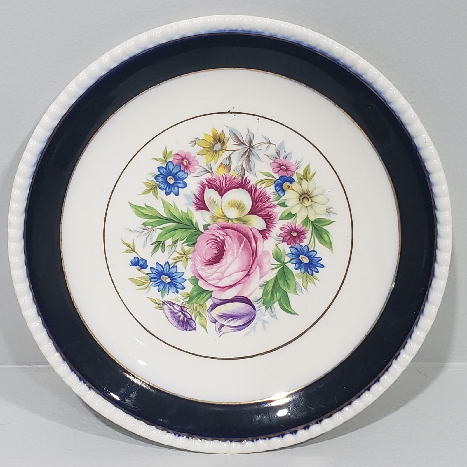 Simpsons Pottery Argyle England 18K Gold Solian Ware 9 1/4" Plate #2 10 ...