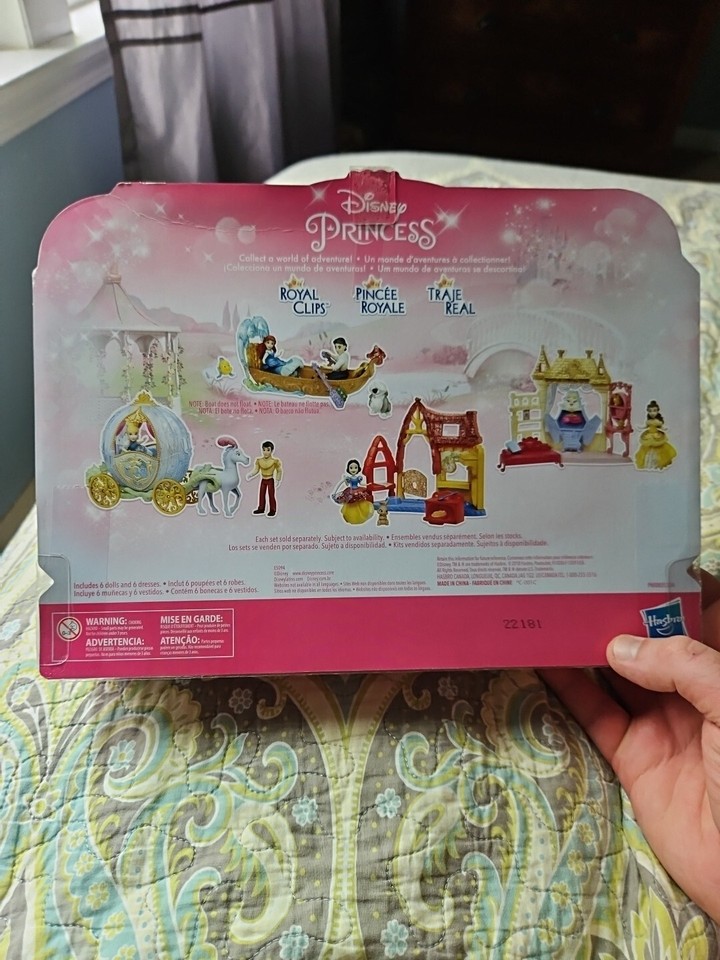 Disney Princess Mini Figures Set of 6 3.25" Disney Princess Figures New ...
