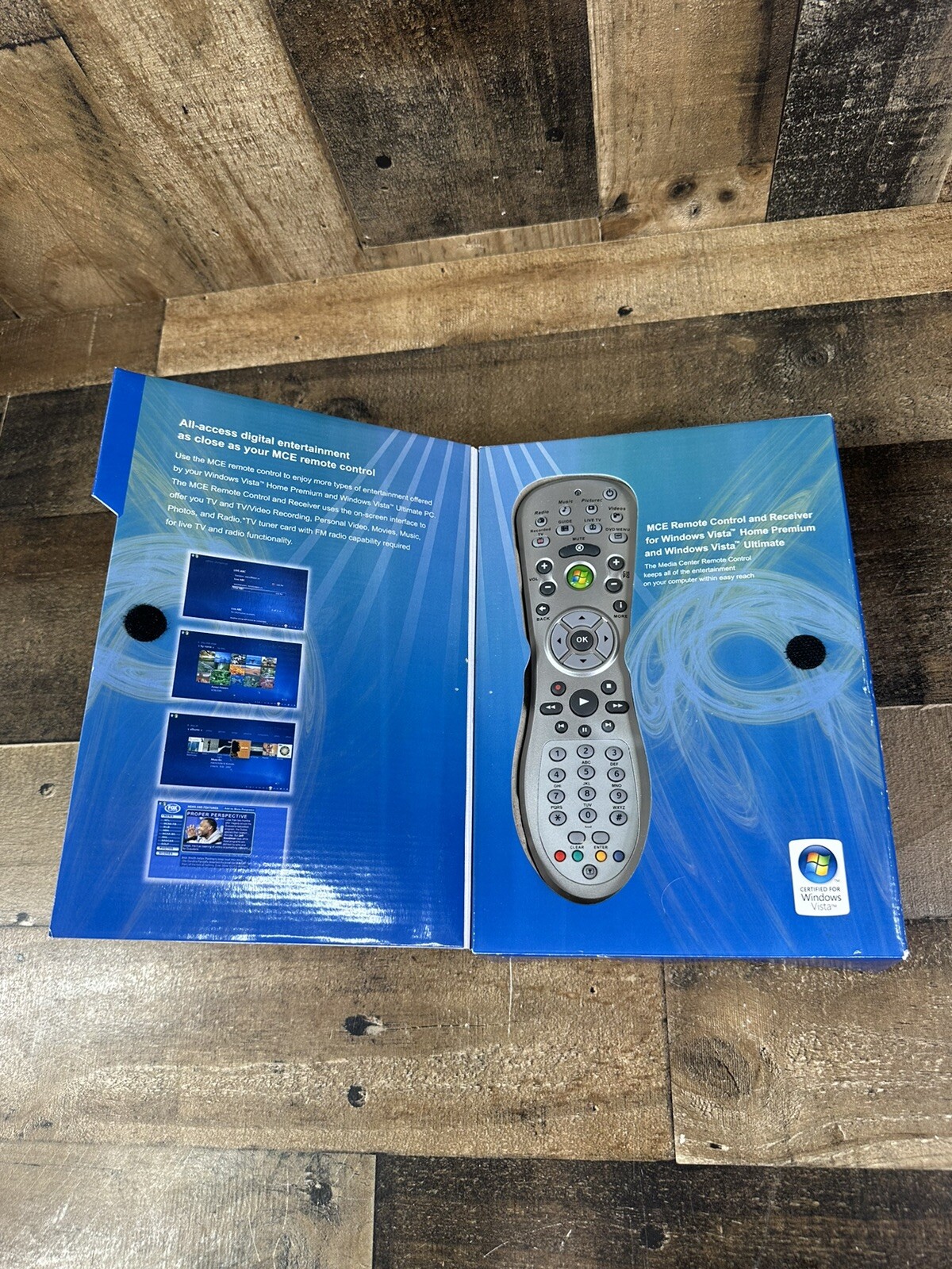 OPEN BOX MCE Remote Control & Receiver For Windows Vista | eBay