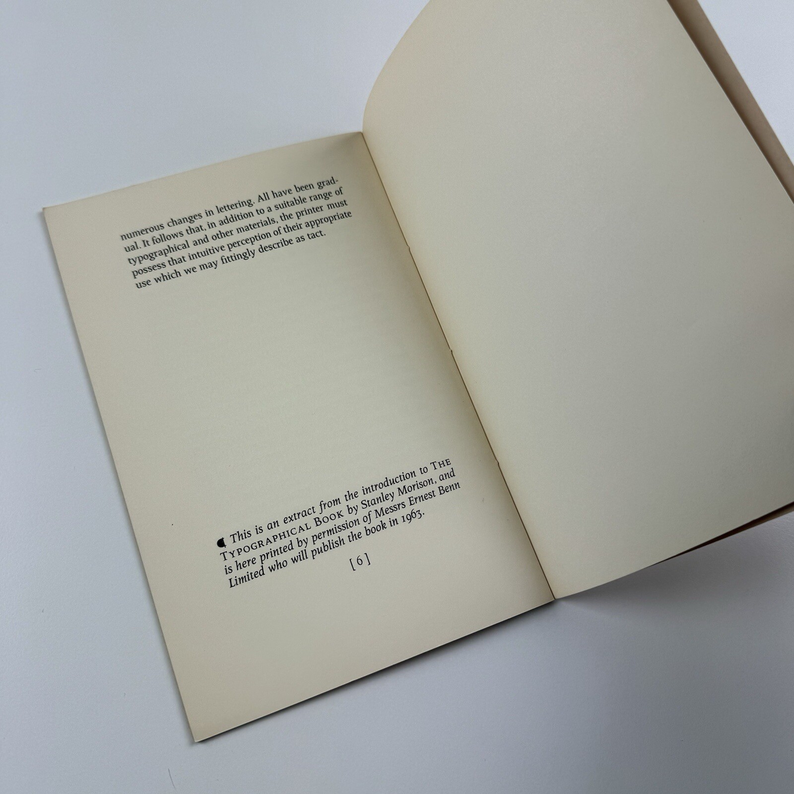 Tact in Typographical Design by Stanley Morison A Type Specimen Will ...