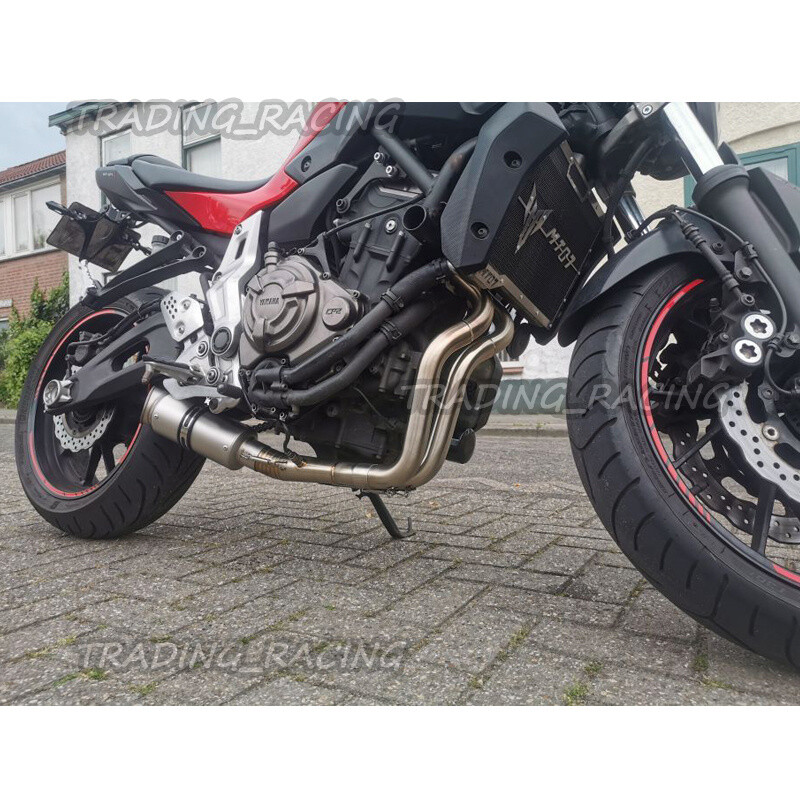 For Yamaha YZF R7 MT07 FZ07 Motorcycle Exhaust Front Link Pipe 51mm ...