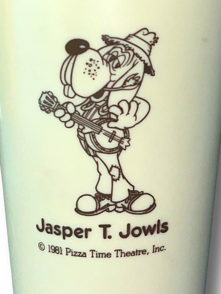 🌟RARE 1981 Jasper T Jowls ShowBiz Pizza Time Theatre Antique Cup🌟 | eBay