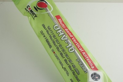 Comet UHV-10 Antenna for Fixing 9 Band Silver Equipment 120W/SSB From JAPAN | eBay