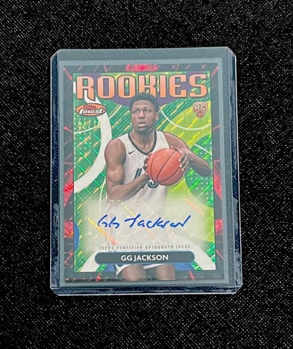 2023-24 Topps Finest NBA Rookies Auto Black / Red Refractor #/10 GG ...