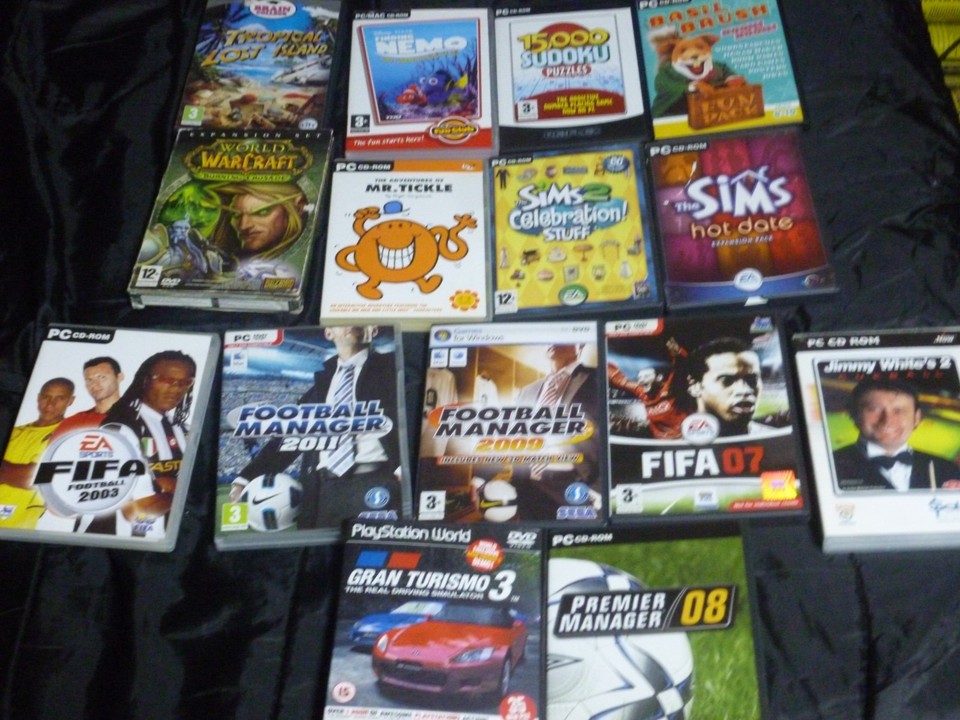 JOB LOT PC CD-ROM Gaming Mixed Job Lot Bundle x 30 games | eBay UK