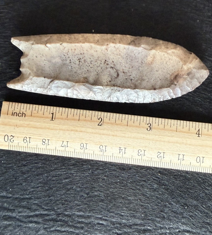 Folsom Point Indian Arrowhead Native American Authentic Colorado Find ...