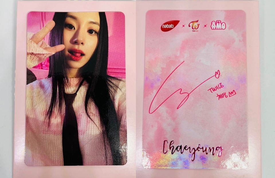 Photocard TWICE x AMO NABATI Strawberry Indonesia Official Original | eBay