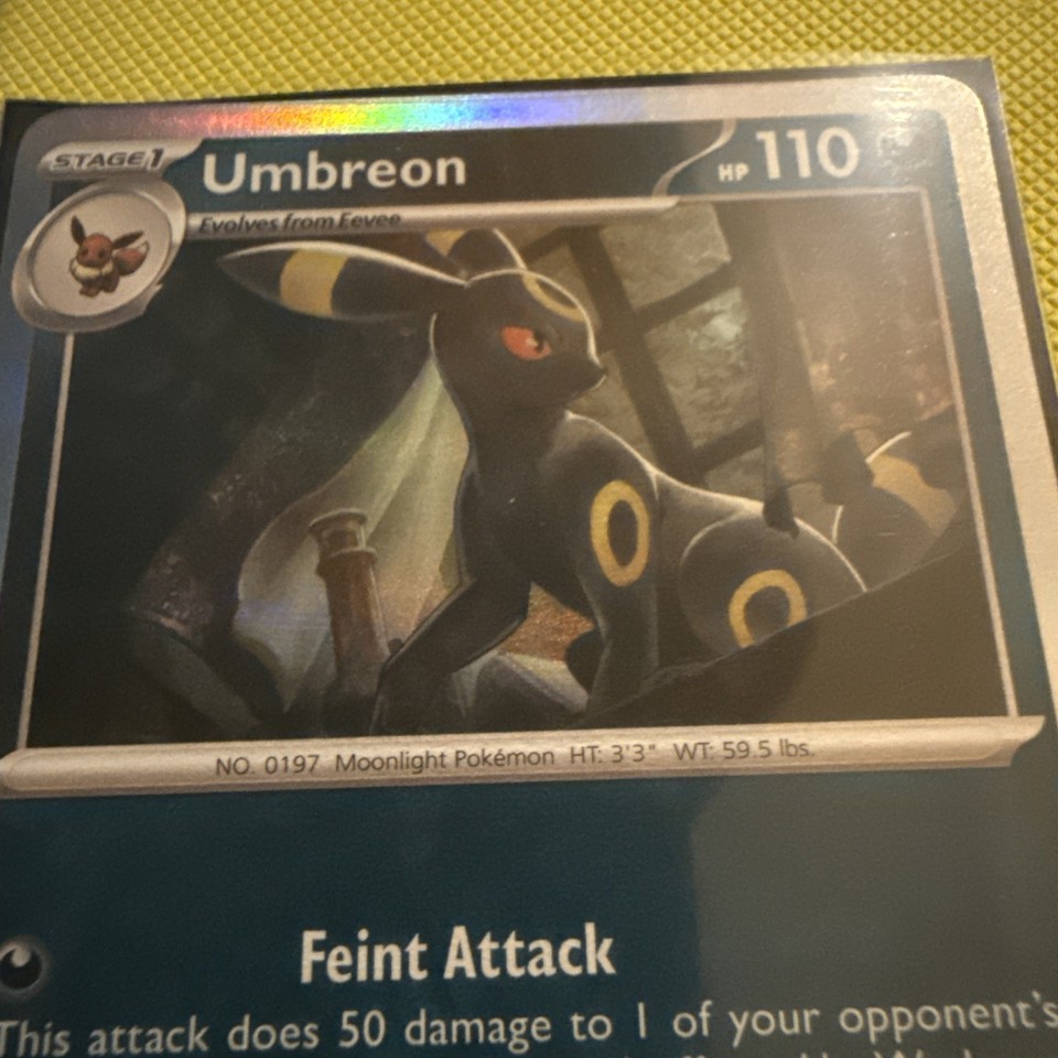 Umbreon (Master Ball Pattern) 059/131 Sv: Prismatic Evolutions Holo | eBay