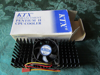 New Old Stock NOS Pentium II CPU Cooler Heatsink & Fan In Box | eBay