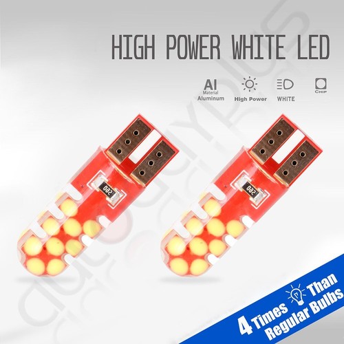 2PCS T10 18SMD SUPER WHITE LED LIGHT BULBS 192 168 194 W5W 2825 158 12V ...