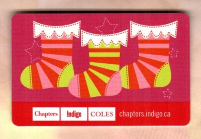 CHAPTERS ( Canada ) Christmas Stockings ( 2009 ) Gift Card ( $0 ) | eBay