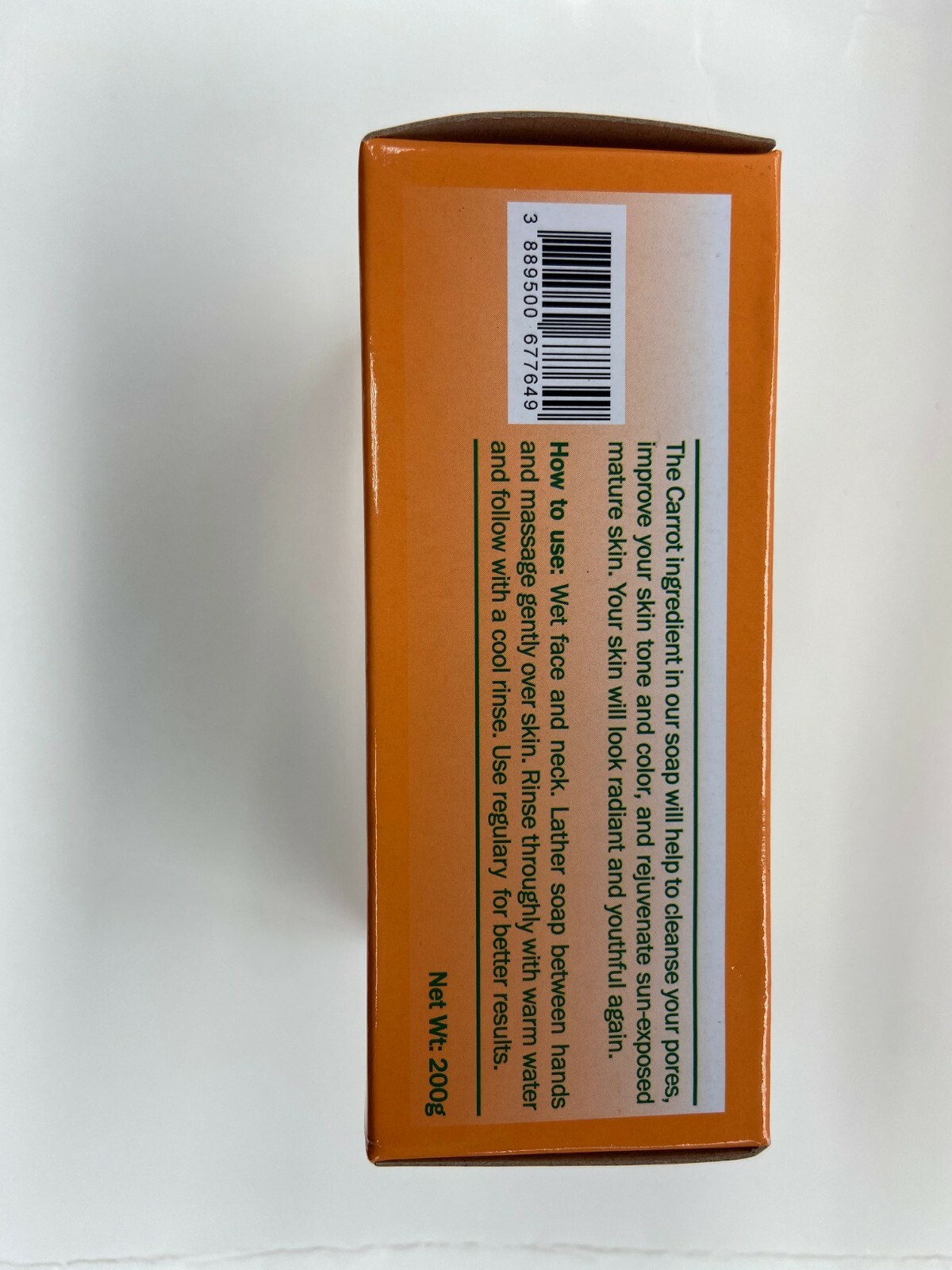 6PCS Carrot Complexion Soap Beauty Bar with Carrot Oil -200g | eBay