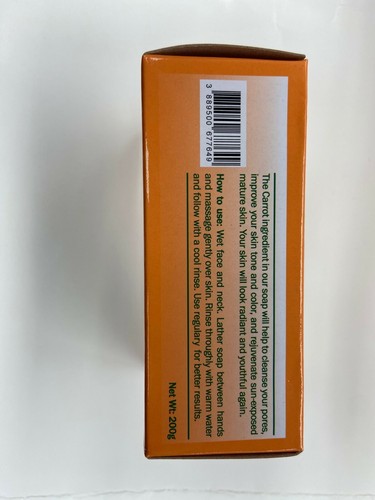 6PCS Carrot Complexion Soap Beauty Bar with Carrot Oil -200g | eBay