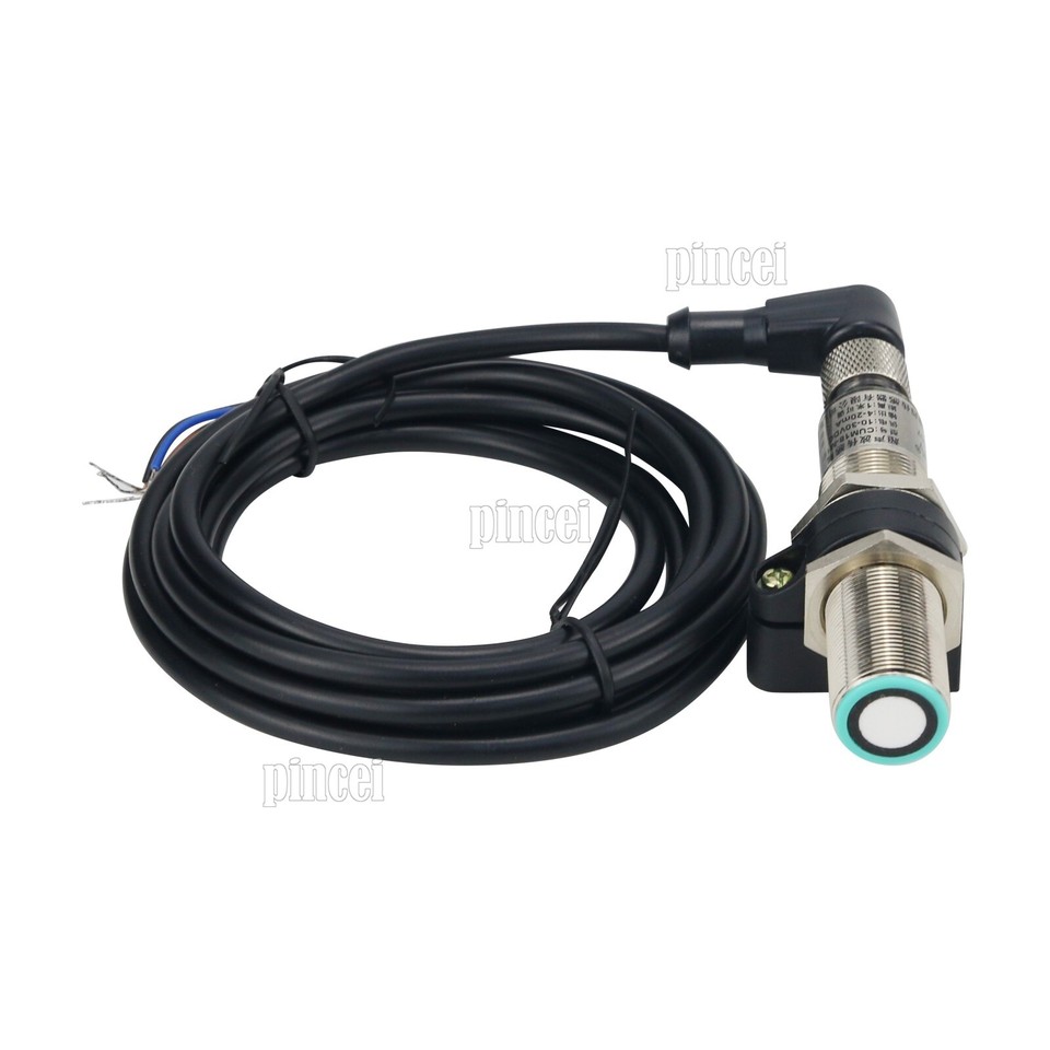 M18 Linear Displacement Sensor Ultrasonic Distance Sensor Output Analog ...