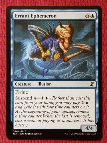 Magic The Gathering TIME SPIRAL REMASTERED ERRANT EPHEMERON blue card ...