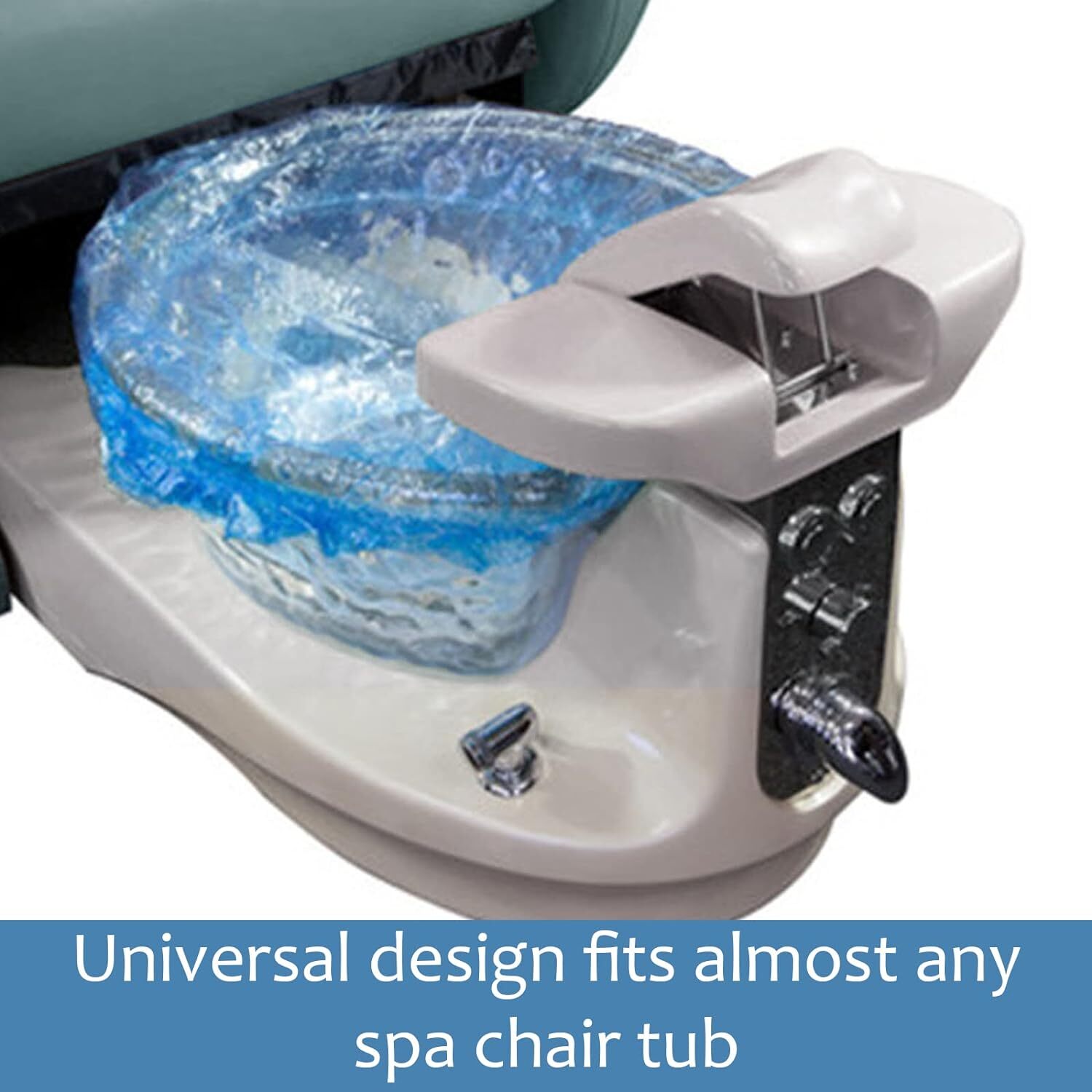 PROFESSIONAL DAISY DND CRYSTAL BLUE VACUUM SPA PEDICURE LINER *400pcs ...