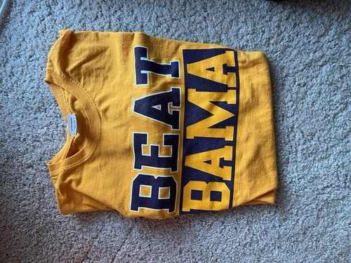 LSU Beat Bama T-Shirt in Yellow. Size Men's Medium | eBay
