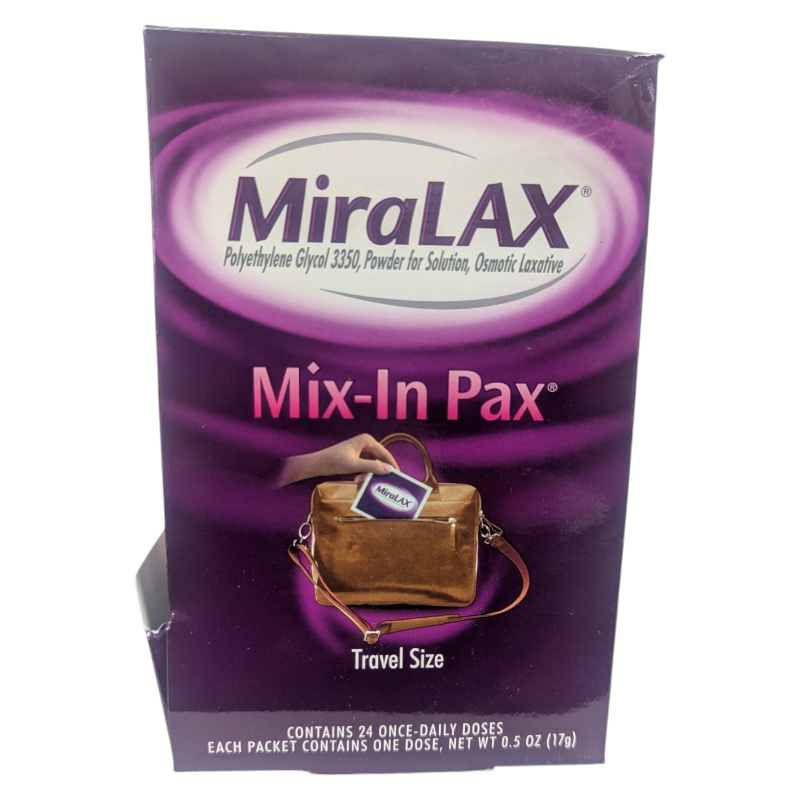 MiraLAX Laxative, Original Prescription Strength 24 Packets (EXP 4/2025 ...