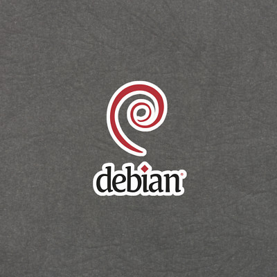 Debian Linux Swirl Logo Sticker - Support Open Source Software #5190 | eBay