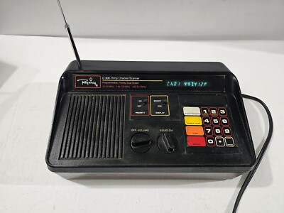 Vintage Regency D300 30 Channel Scanner Radio Programmable Powers On | eBay