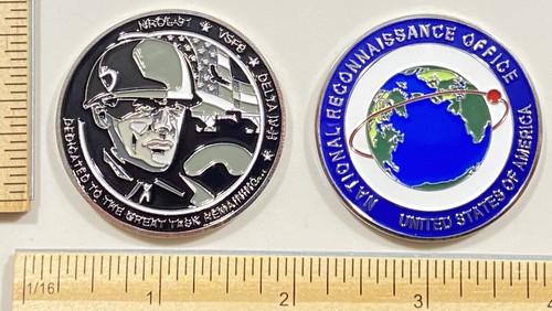 MILITARY CHALLENGE COIN - NROL-91 -DELTA IV-H- ULA VSFB USSF DOD NRO ...