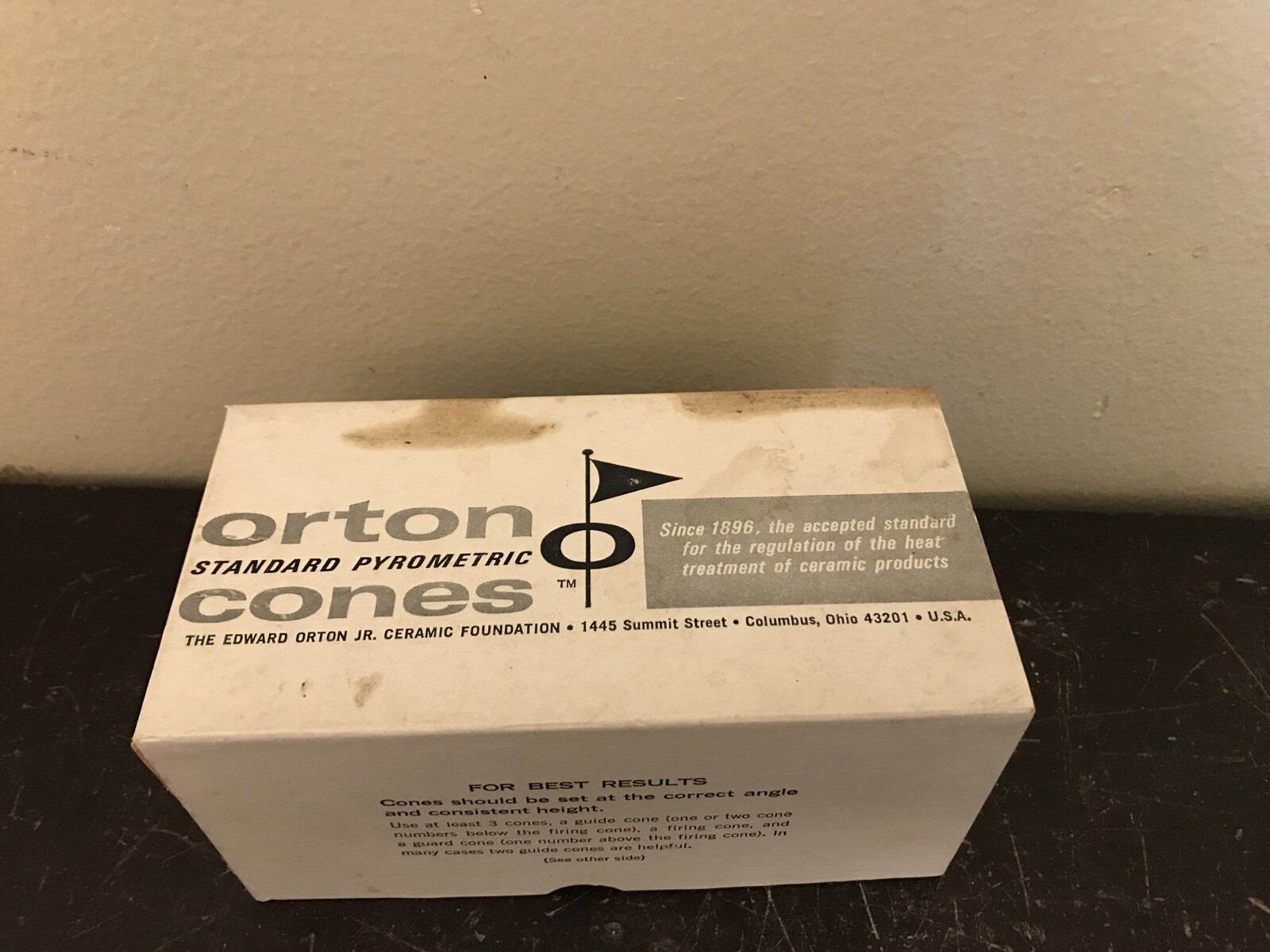 O Orton Standard Pyrometric Cones For Ceramic Kilns - (4) Boxes 50 ...