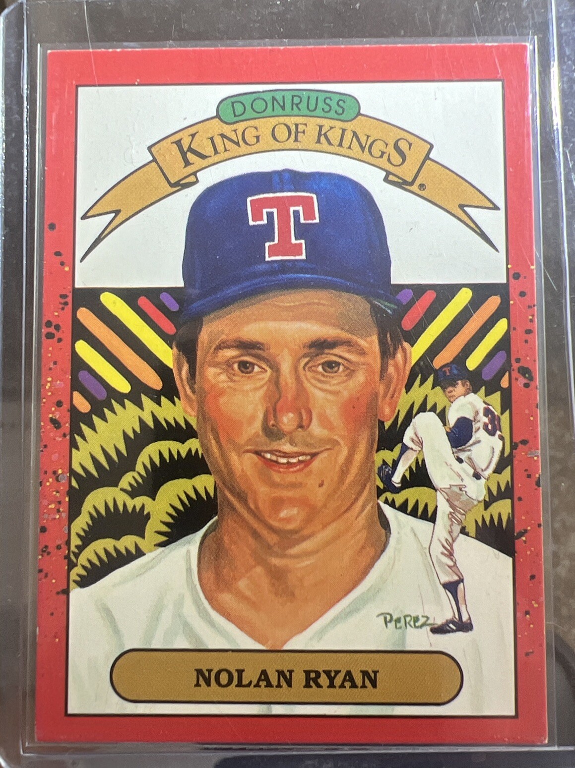 1989 Leaf Donruss Nolan Ryan Diamond King of Kings Holy Grail Error ...