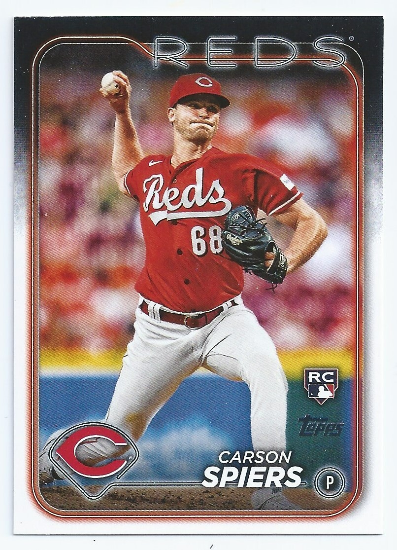 2024 Topps Series 2 Carson Spiers Rookie #365 Cincinnati Reds | eBay