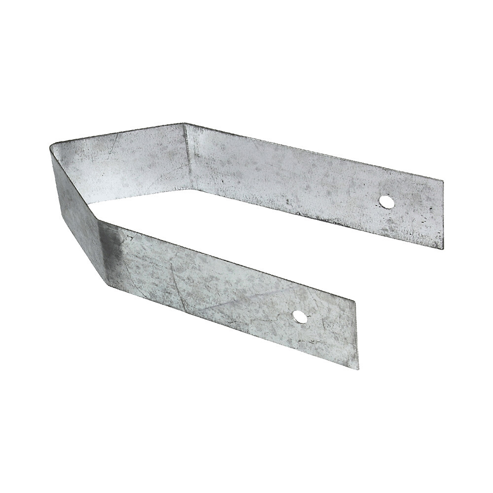 Fence Post Rail Birdsmouth 5 or 3 Bend Strap Galvanised 75mm 100mm ...