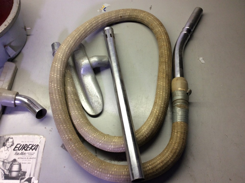 Vintage EUREKA Roto-Matic Vacuum Cleaner Model 800A Red and Gray | eBay