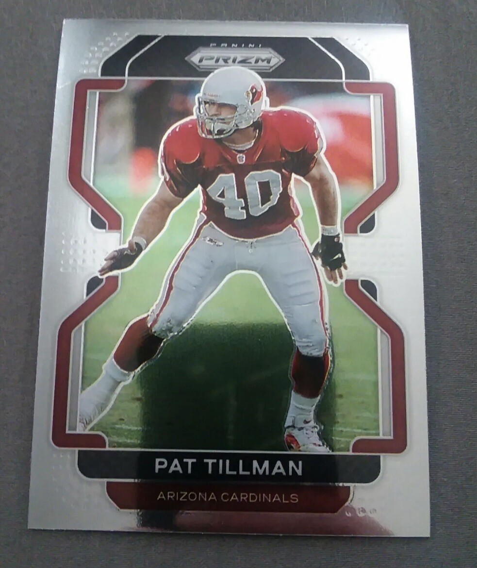 2021 Panini Prizm Pat Tillman Legendary Hero NFL Card #83 Mint Arizona ...