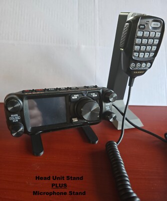 Yaesu FTM-500D Transceiver Desk Stand for Head Unit PLUS Mic Stand ...