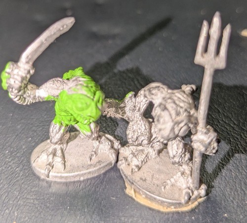 Call of Cthulhu Deep Ones 25mm Lead Miniatures (Sword, Trident ...